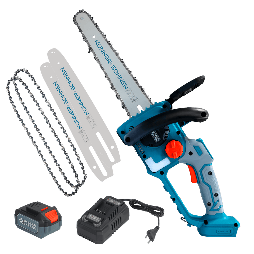 Cordless Mini Chainsaw KS MCS20V-12 SET - Buy Online in Sweden | Könner & Söhnen
